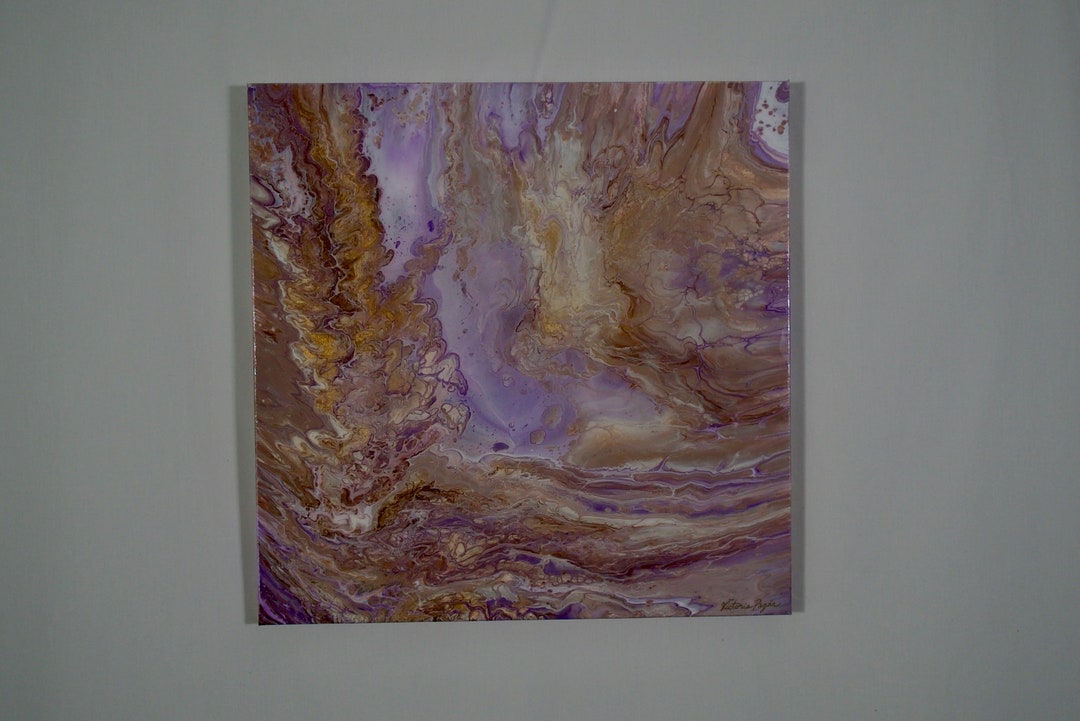 Painting With Acrylic and Resin Finish Mount Olymlus Hercules Art - Etsy