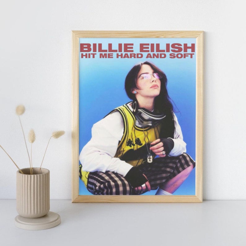 Hit Me Hard and Soft Album Poster, Billie Eilish, Album Posters ...