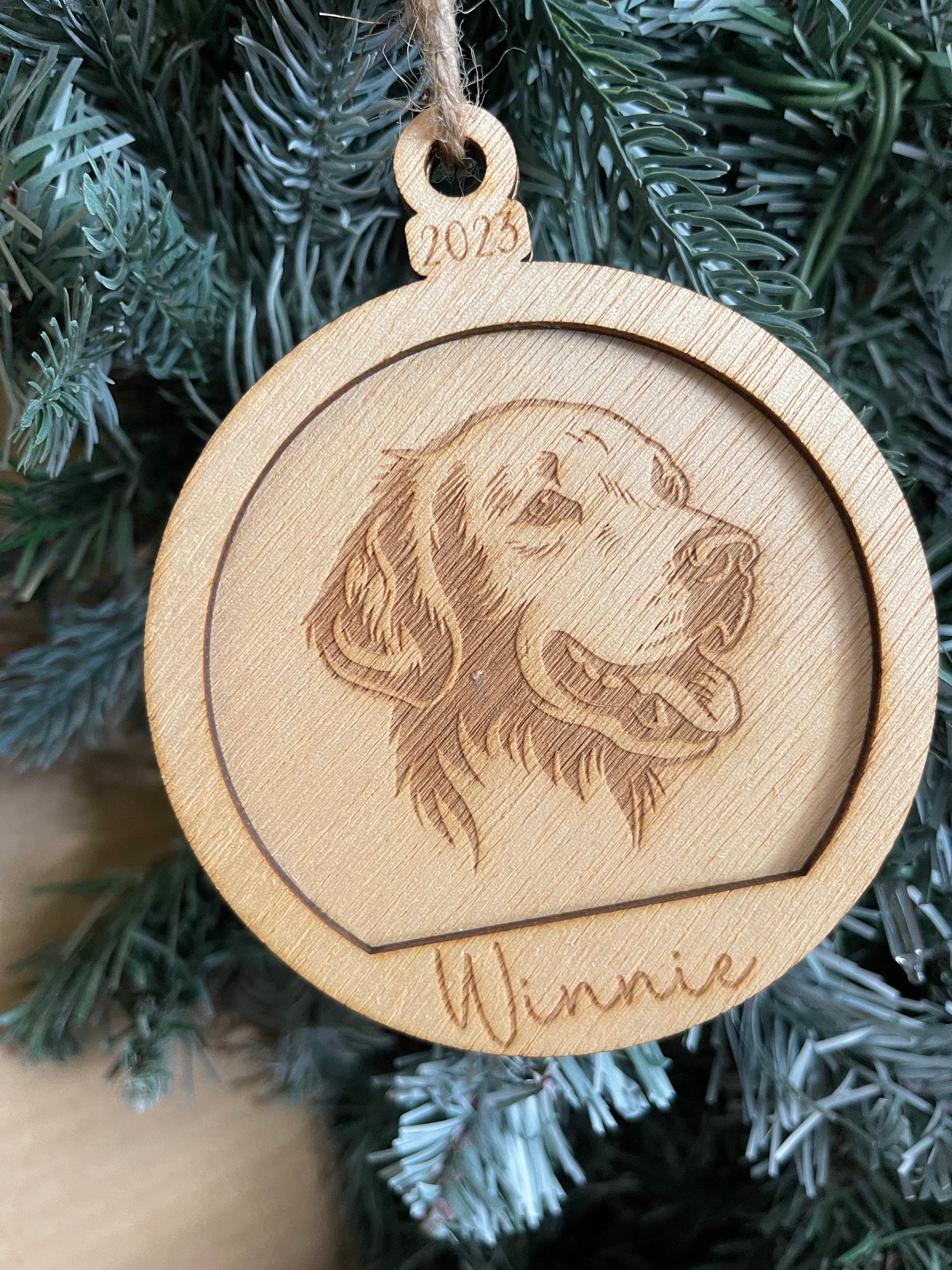 Personalized Dog Breed Christmas Ornament - Custom Dog Breed Ornament ...