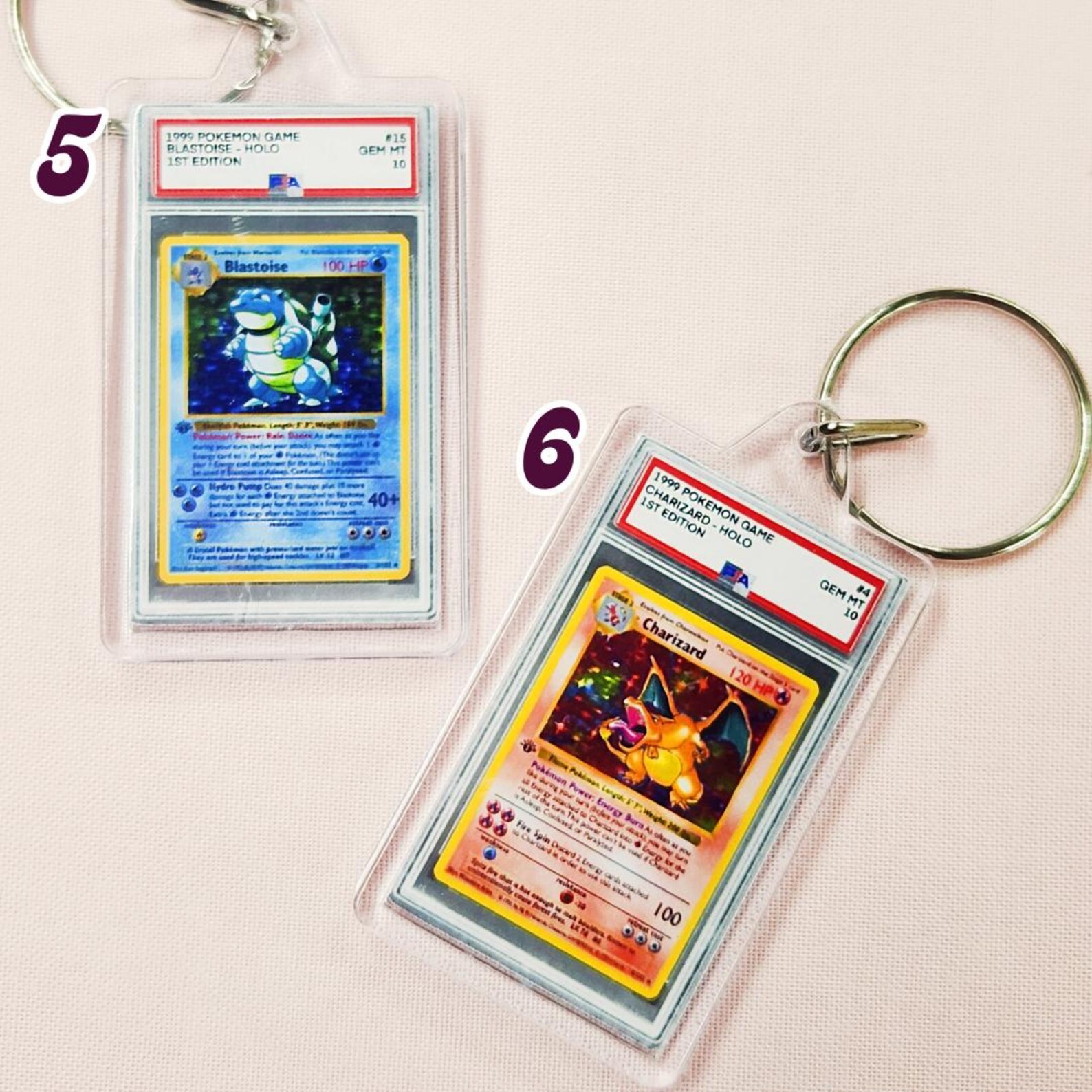 TCG (trading Card Game) PKM Keychain - Etsy
