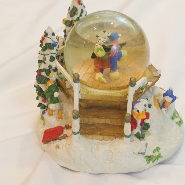 Mickey and Minnie Mouse Snow Globe - Etsy
