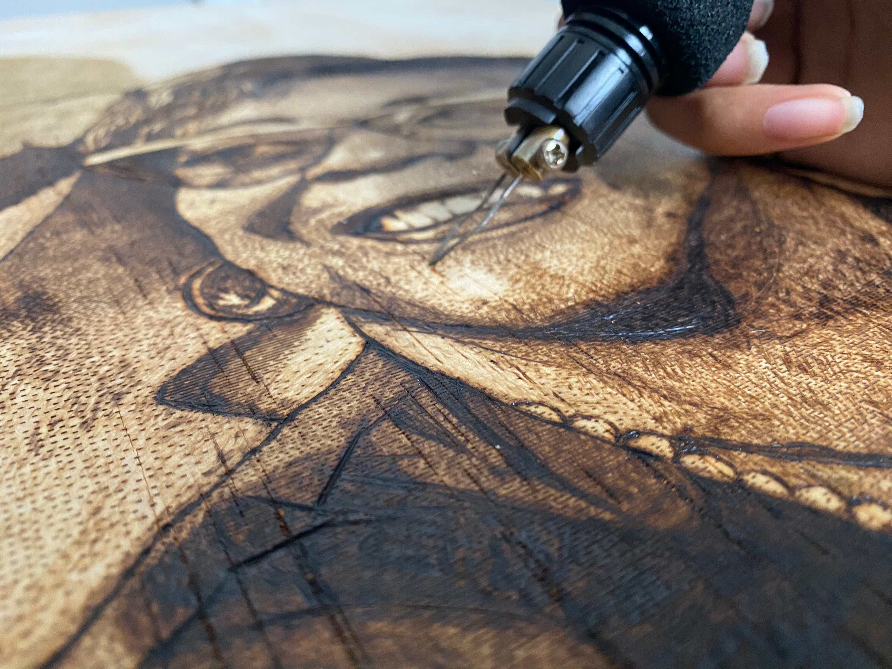 Custom Art Portrait Woodburning Decor - Etsy