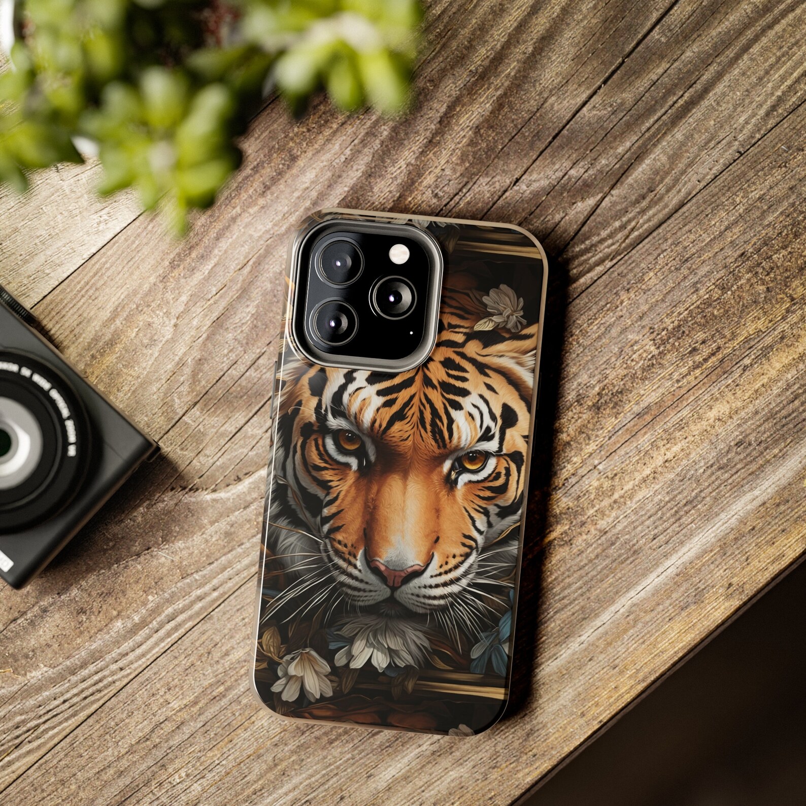 Tiger Head Tough Phone Case - Etsy