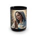Personalized Praying Virgin Mary Black Mug - Etsy