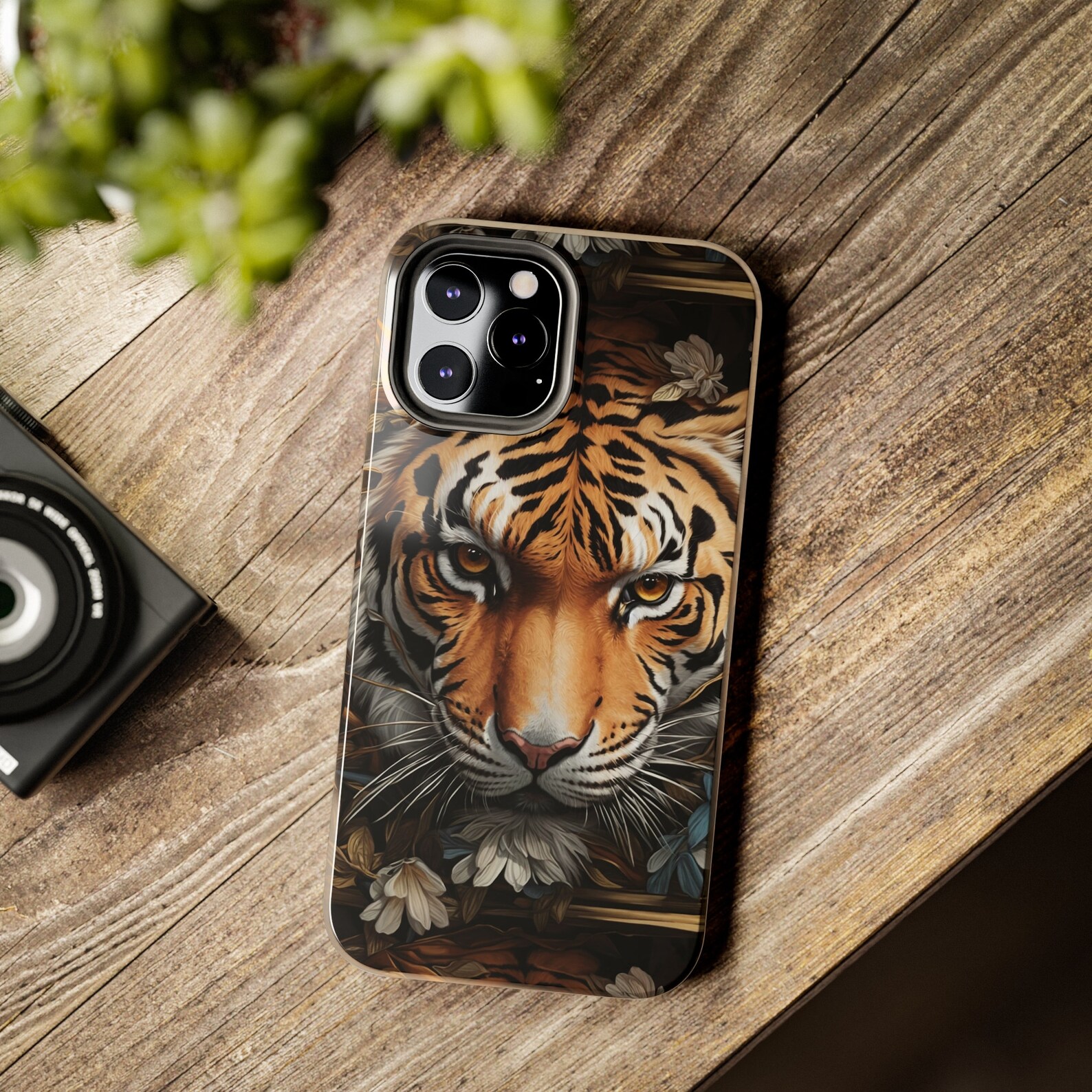 Tiger Head Tough Phone Case - Etsy