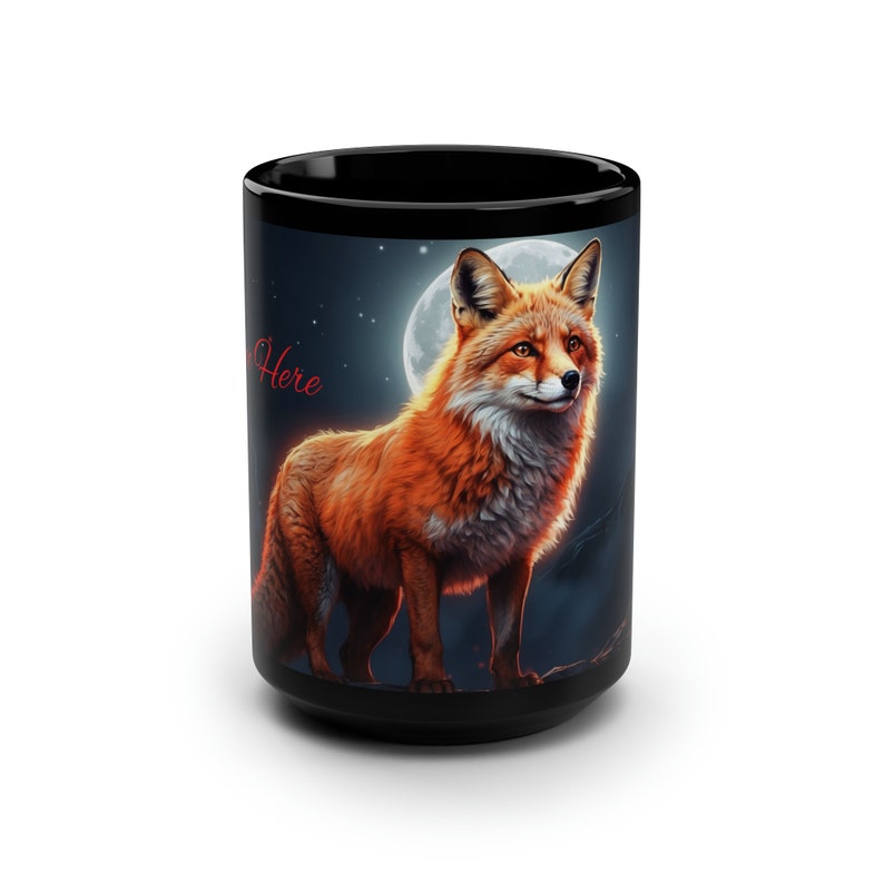 Personalized Fox Mug - Etsy