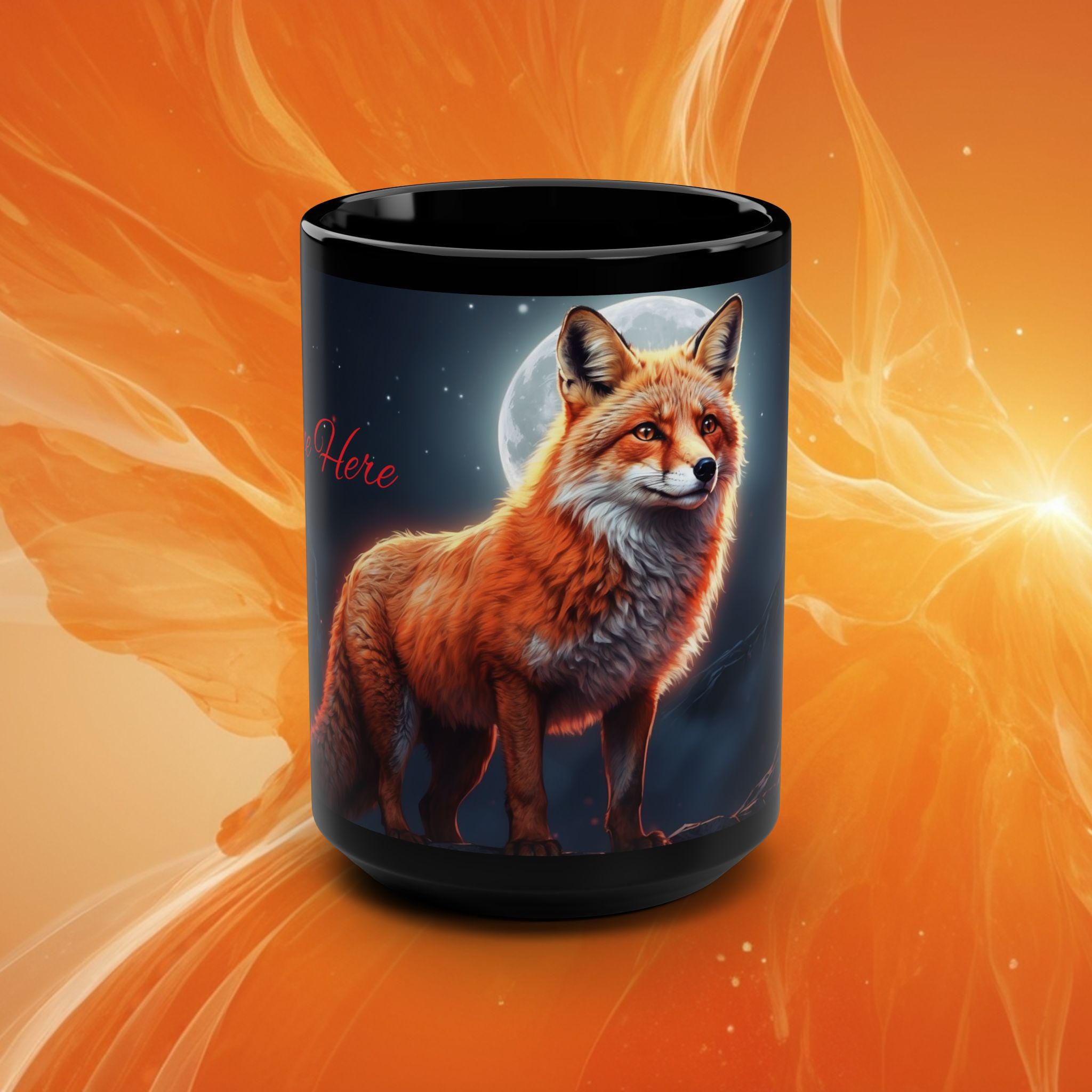 Personalized Fox Mug - Etsy