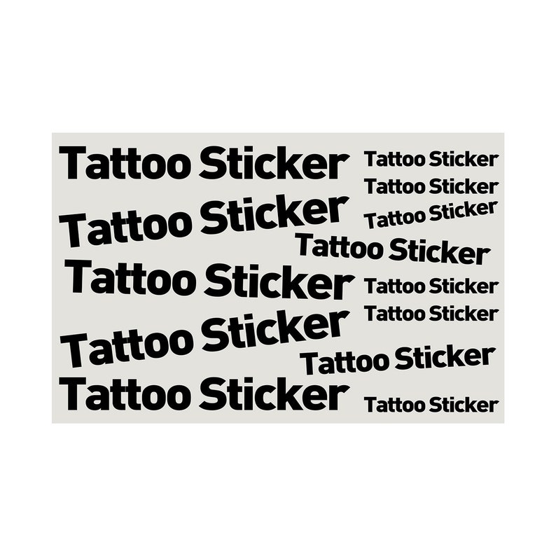 Phoenix Tattoo Sticker, Very Large Phoenix Tattoo - Etsy