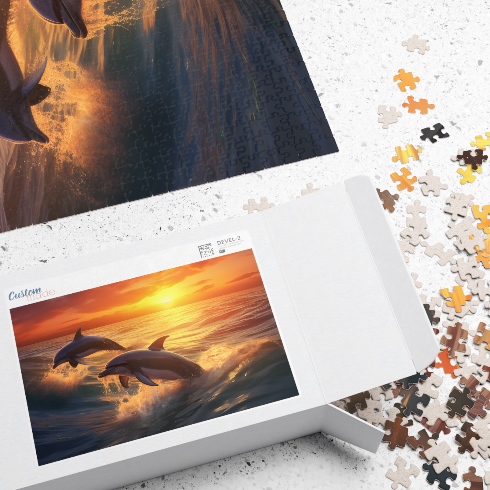 Dolphin Puzzle (110, 252, 500, 1014-piece) - Etsy