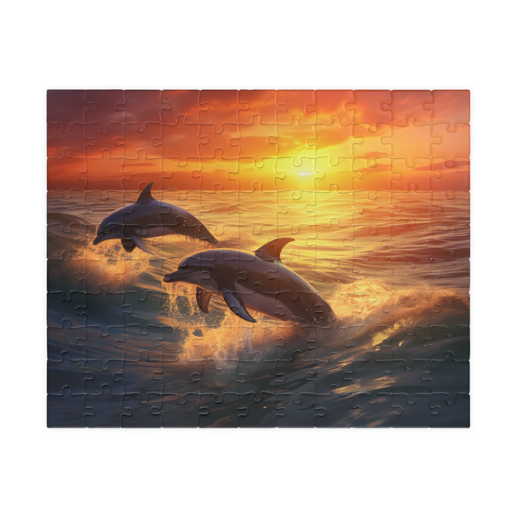 Dolphin Puzzle (110, 252, 500, 1014-piece) - Etsy