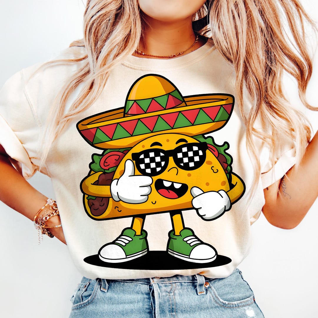 Cinco De Mayo Taco Png, Dabbing Taco Cinco De Mayo Png Design, Funny ...