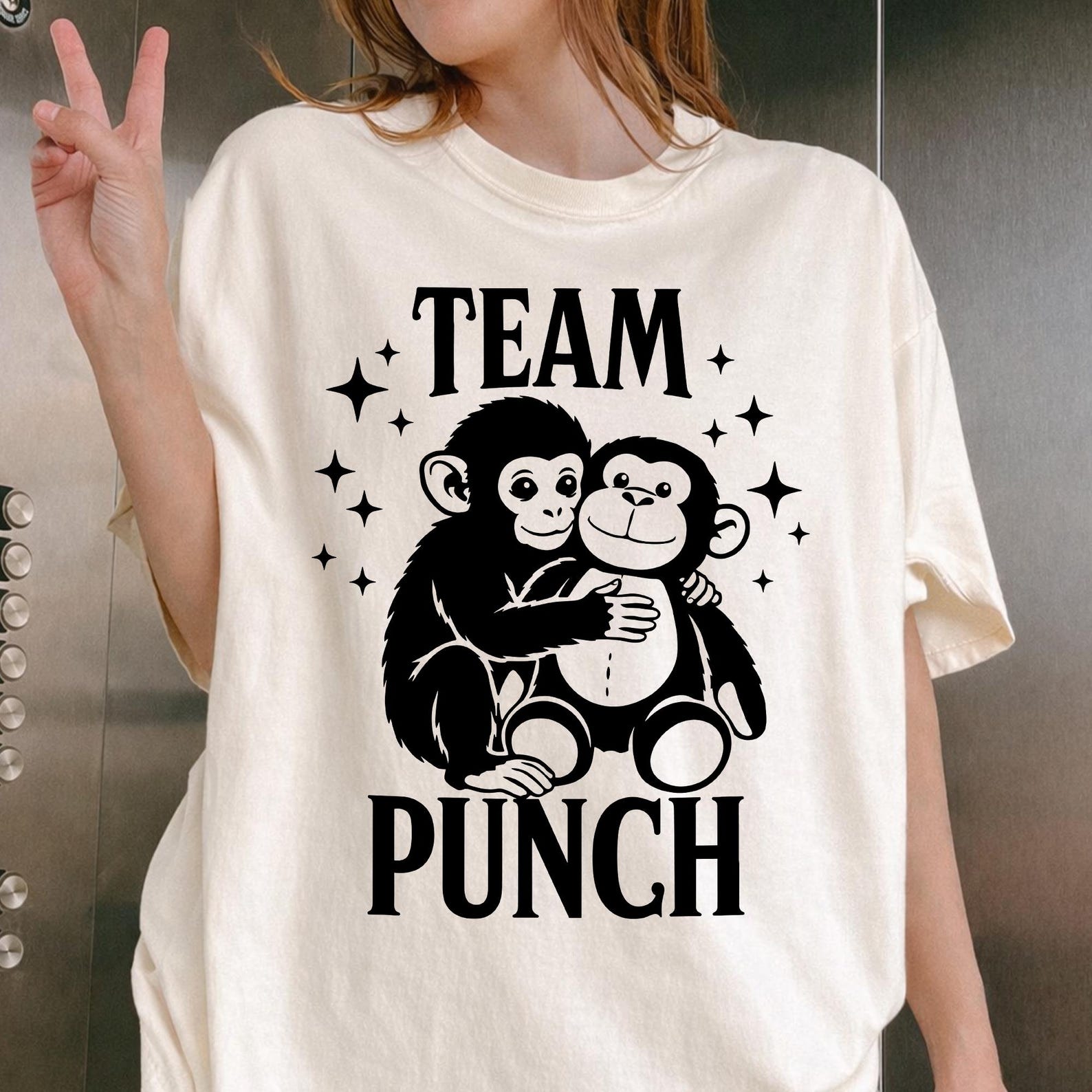 Dear Punch File Digital Printable, Punch Monkey Svg, Viral Baby Monkey ...