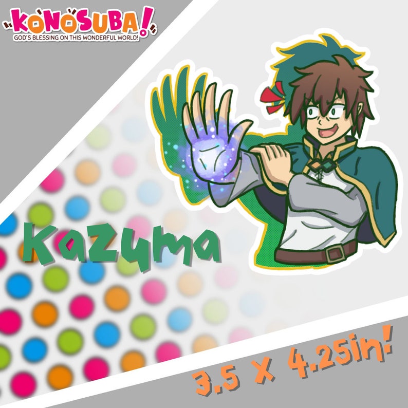 Konosuba Stickers - Etsy