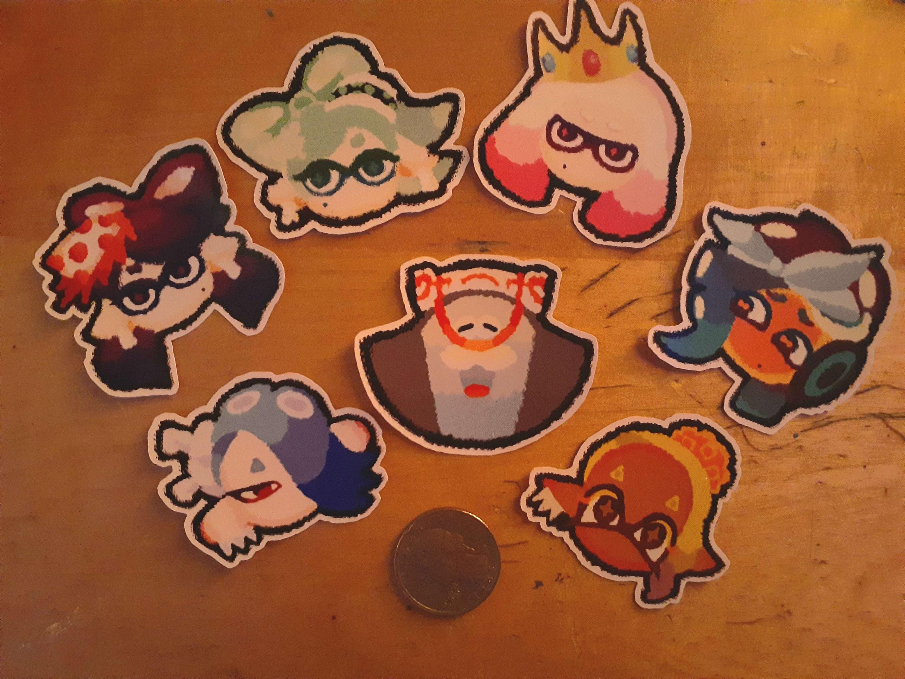 Splatoon Idol Stickers - Etsy