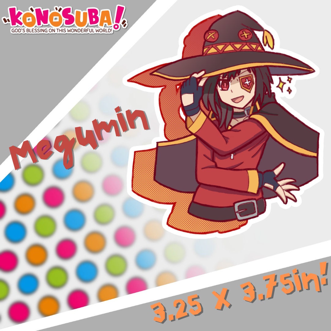 Megumin Sticker Konosuba Etsy