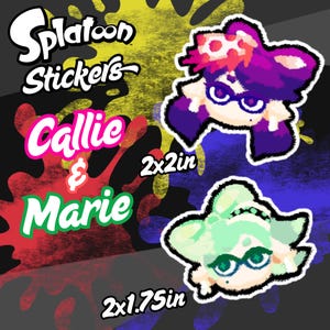 Splatoon Idol Stickers - Etsy