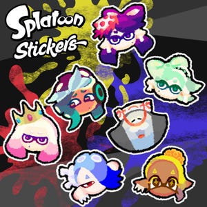 Splatoon Idol Stickers - Etsy