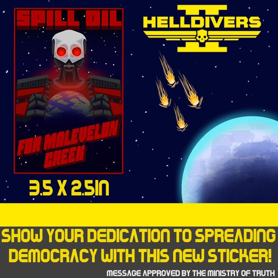 Automaton Sticker Helldivers 2 - Etsy