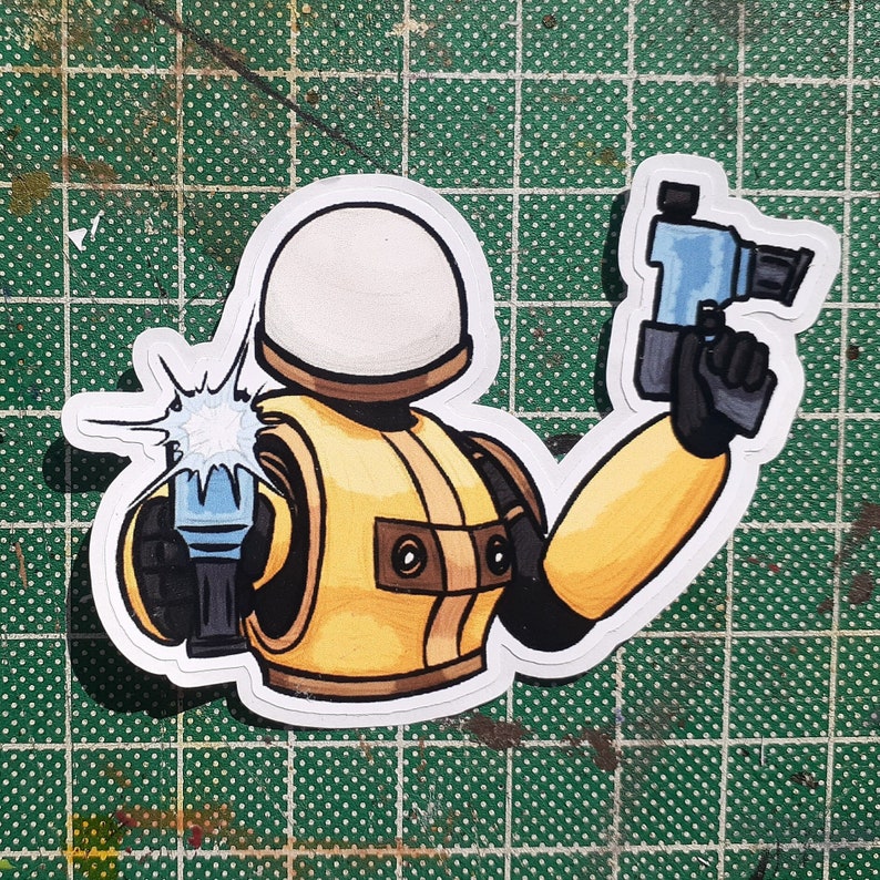 Commando Sticker Risk of Rain 2 - Etsy