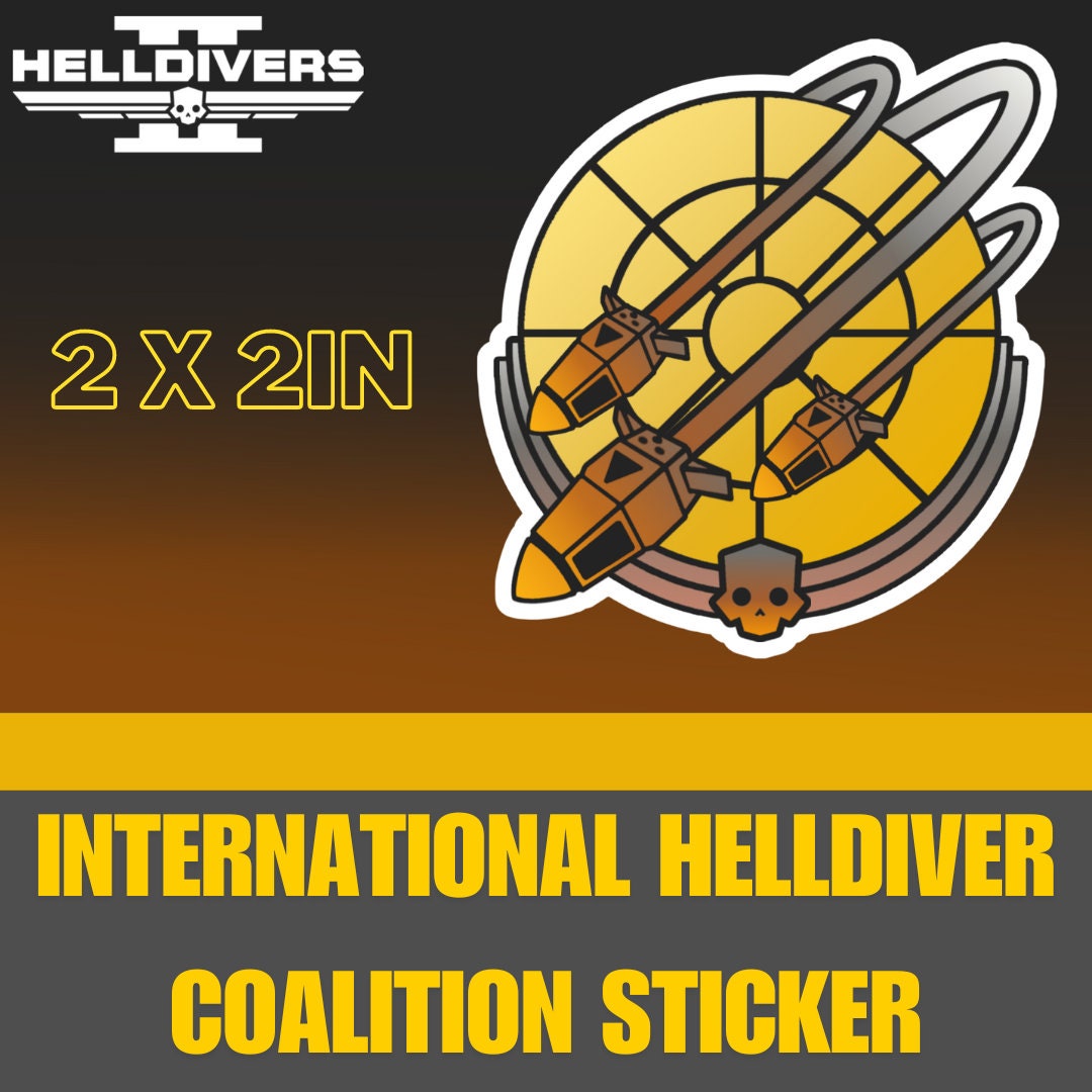 IHC Sticker - Helldivers 2 - Etsy