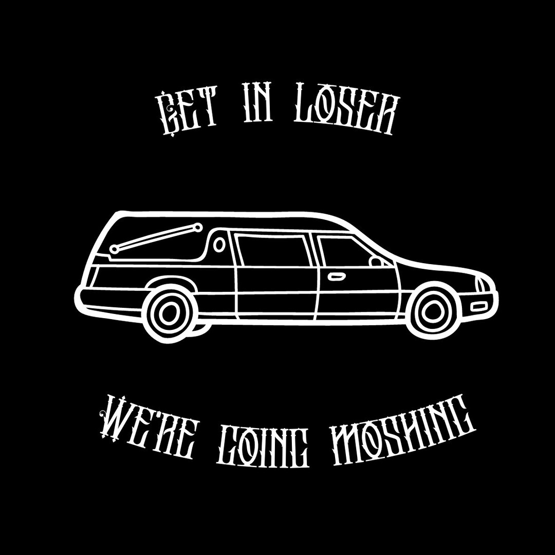 Hearse Moshing Sticker - Etsy