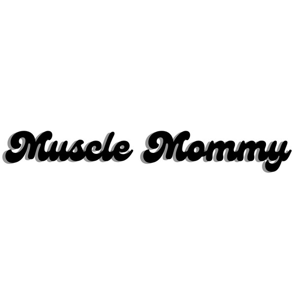 Muscle Mommy Stickers Etsy Uk