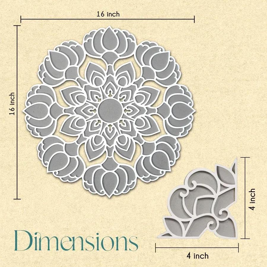 Bhavy Design Rangoli Template Set - Etsy