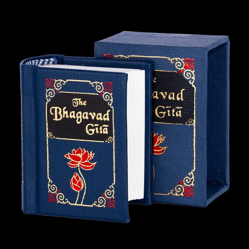 Mini Bhagavad Gita, English, Pocket Edition - Etsy