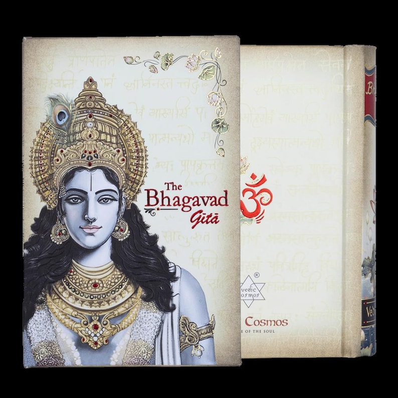 Bhagavad Gita, English. Hard Cover Library Edition (A7) - Etsy