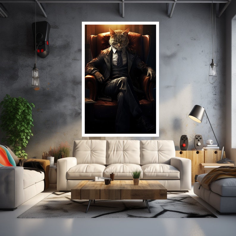 Mobster Cat John Wick Inspired Digital Download - Etsy