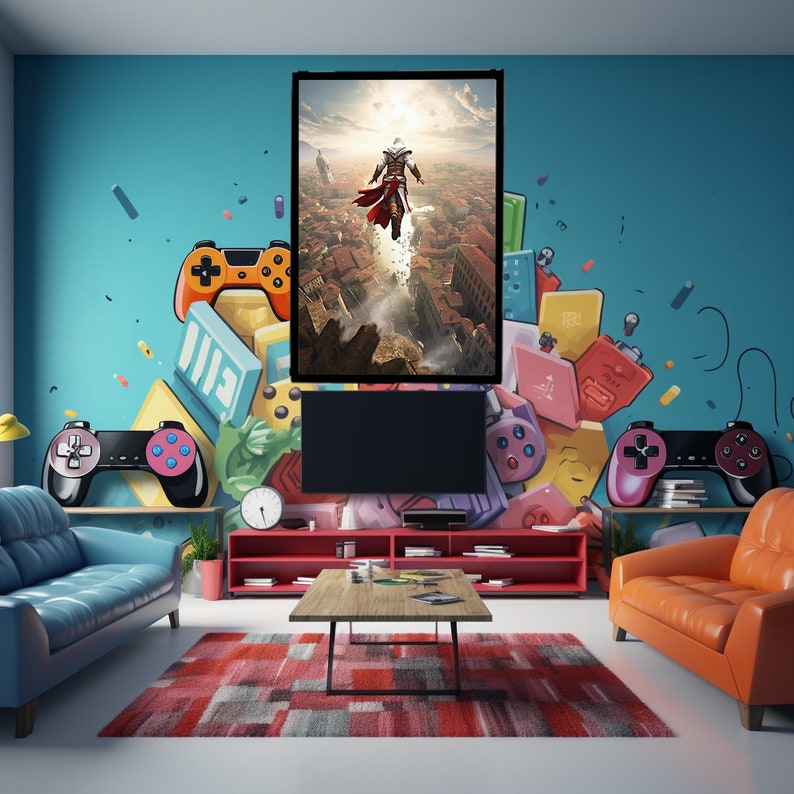 Ezio Leap of Faith Assassin's Creed digital Art - Etsy