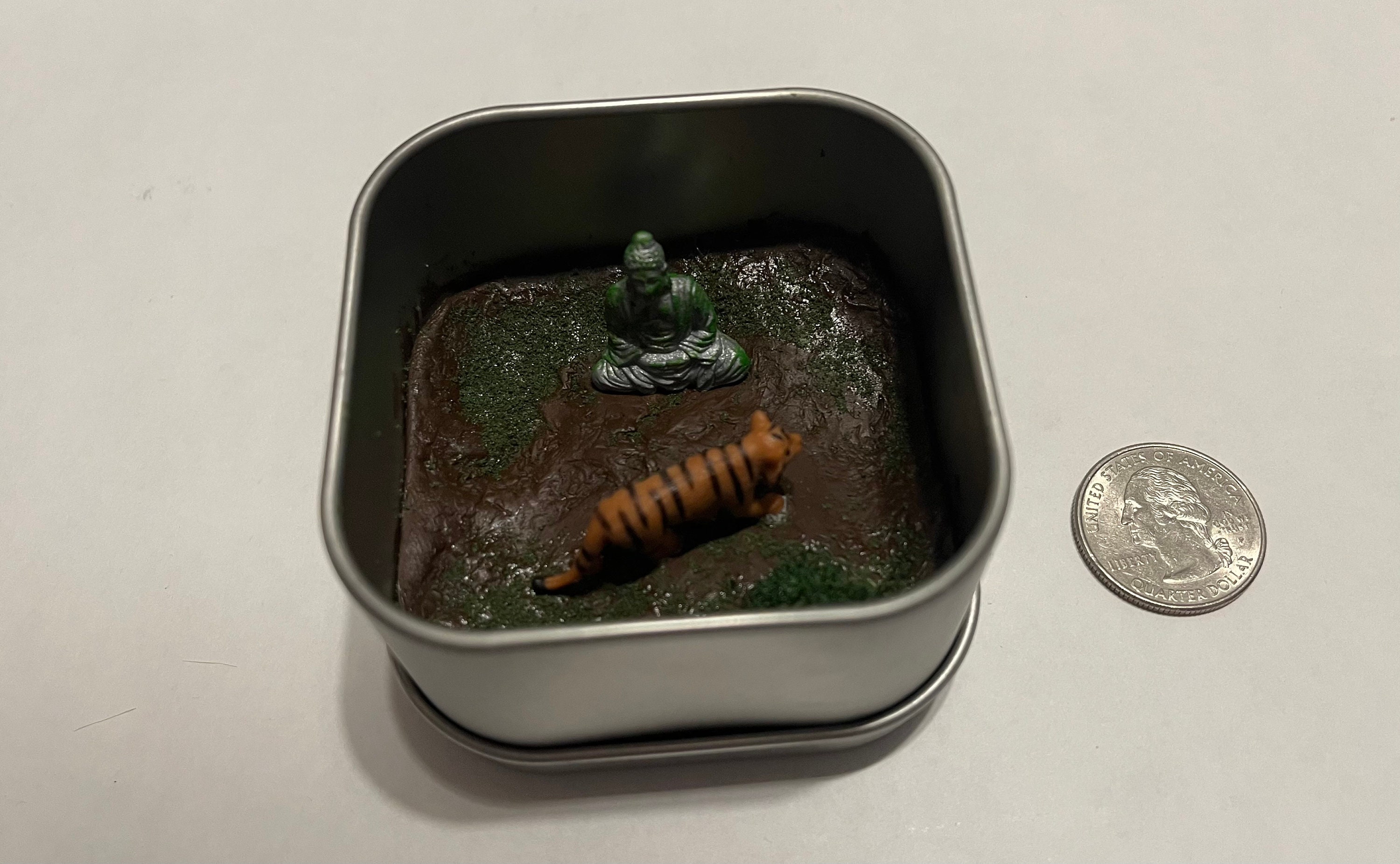 Tiger in the Indian Jungle Miniature Diorama artist Signed - Etsy