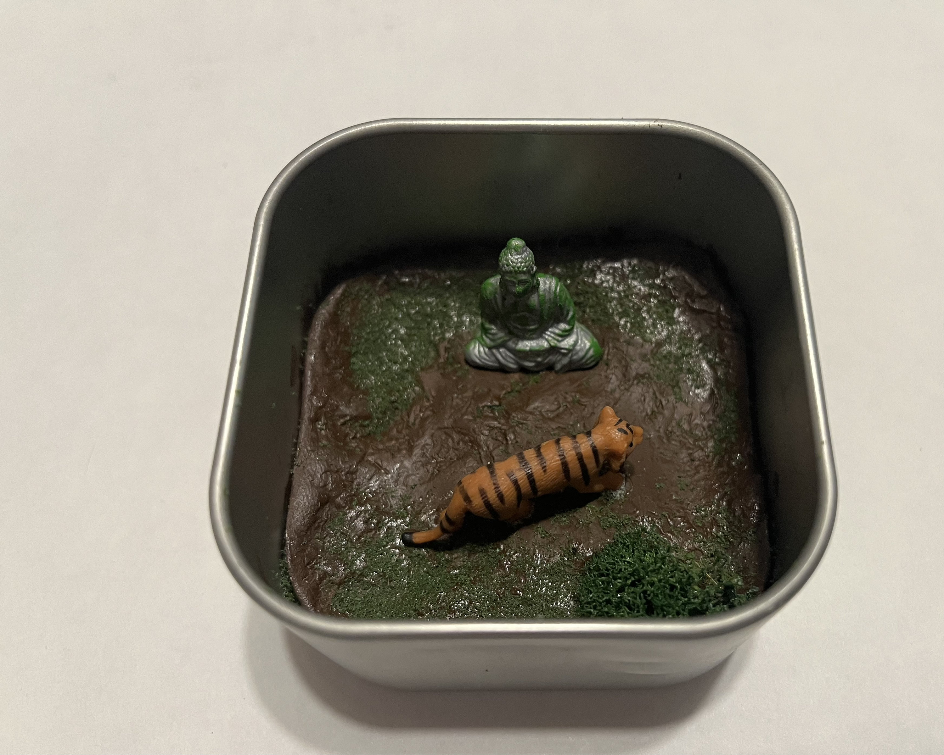 Tiger in the Indian Jungle Miniature Diorama artist Signed - Etsy