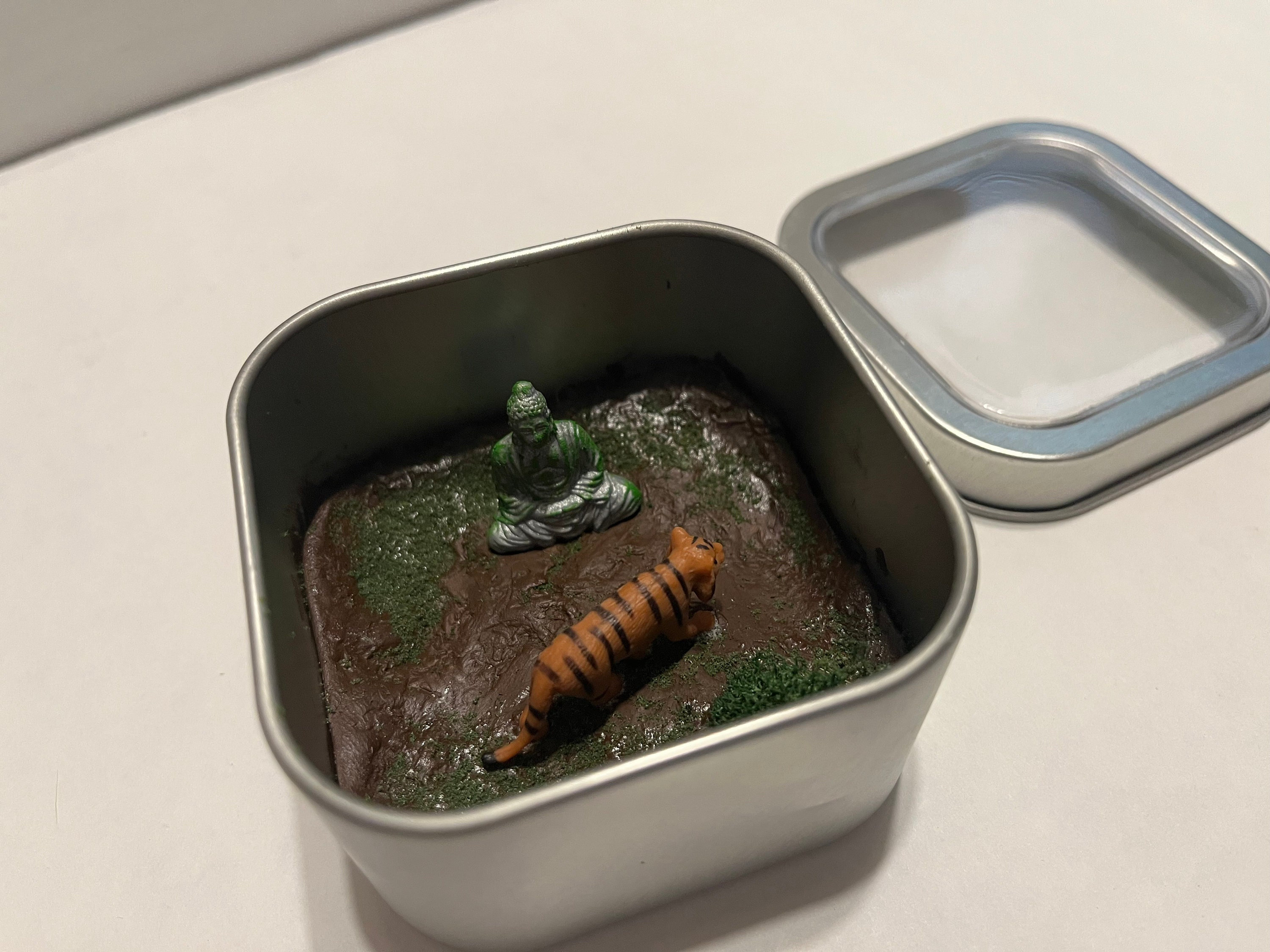 Tiger in the Indian Jungle Miniature Diorama artist Signed - Etsy