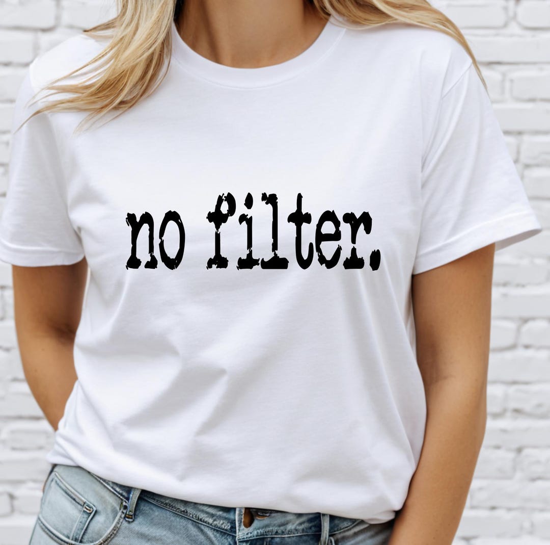 No Filter Typewriter Font PNG, No Filter Word Graphics, Vintage ...