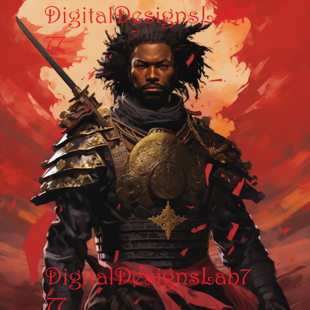 Yasuke: the Last Black Samurai | Historical Tribute Art Print | Instant ...