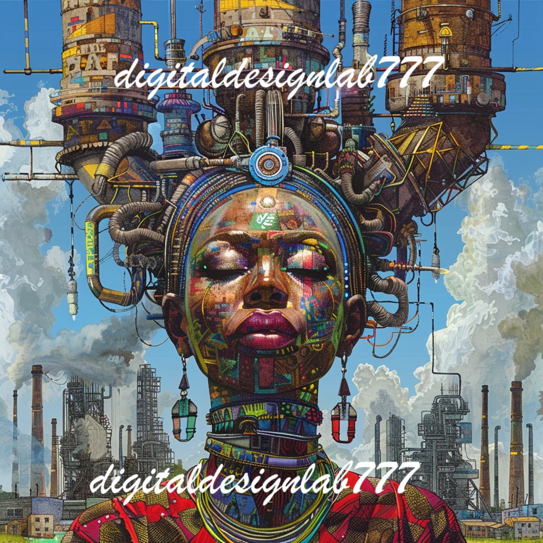 Afrofuturism Art Prints | Blend of African Culture & Futuristic Themes ...