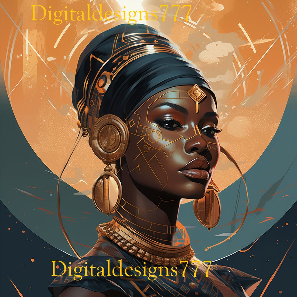 Afrofuturism Art Prints Blend of African Culture & Futuristic Themes ...