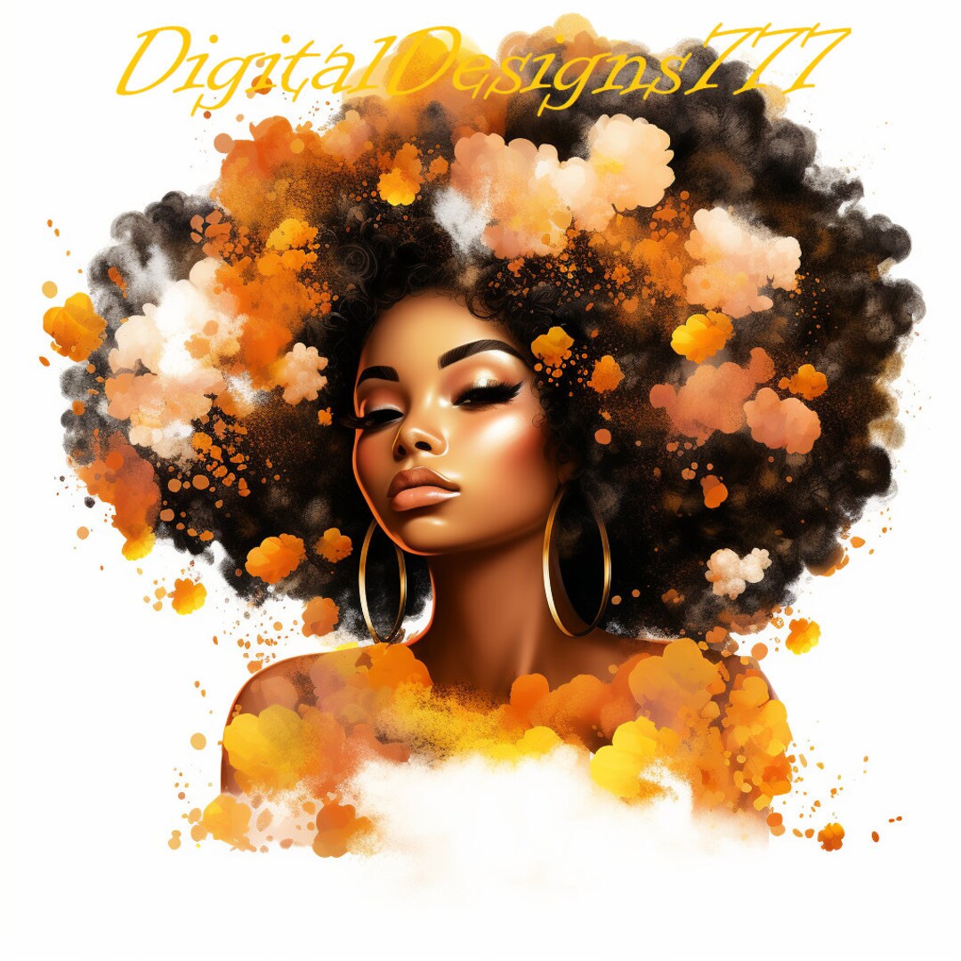 Strong Black Women Inspiration Sublimation PNG, Black Girl Talented ...