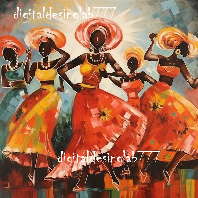 Yoruba Dance Canvas: Explore Captivating Art for Your Space. Unique and ...