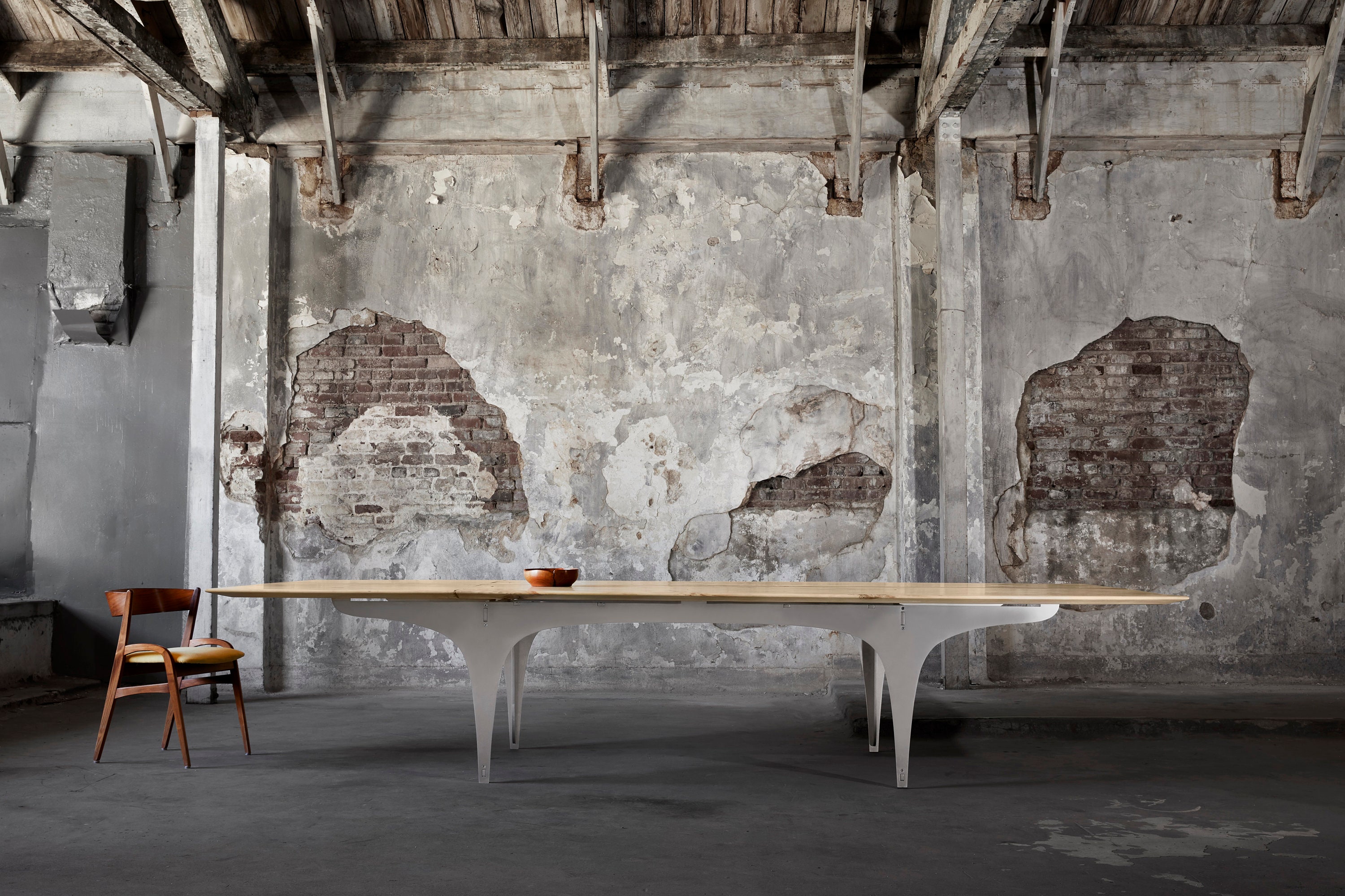 12 Ft Conference Table With Nickel-plated Base Furniture Design ...