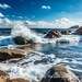Set of 4 Tranquil Ocean TV Frame Artworks 4K High-resolution, 45 to 105 ...