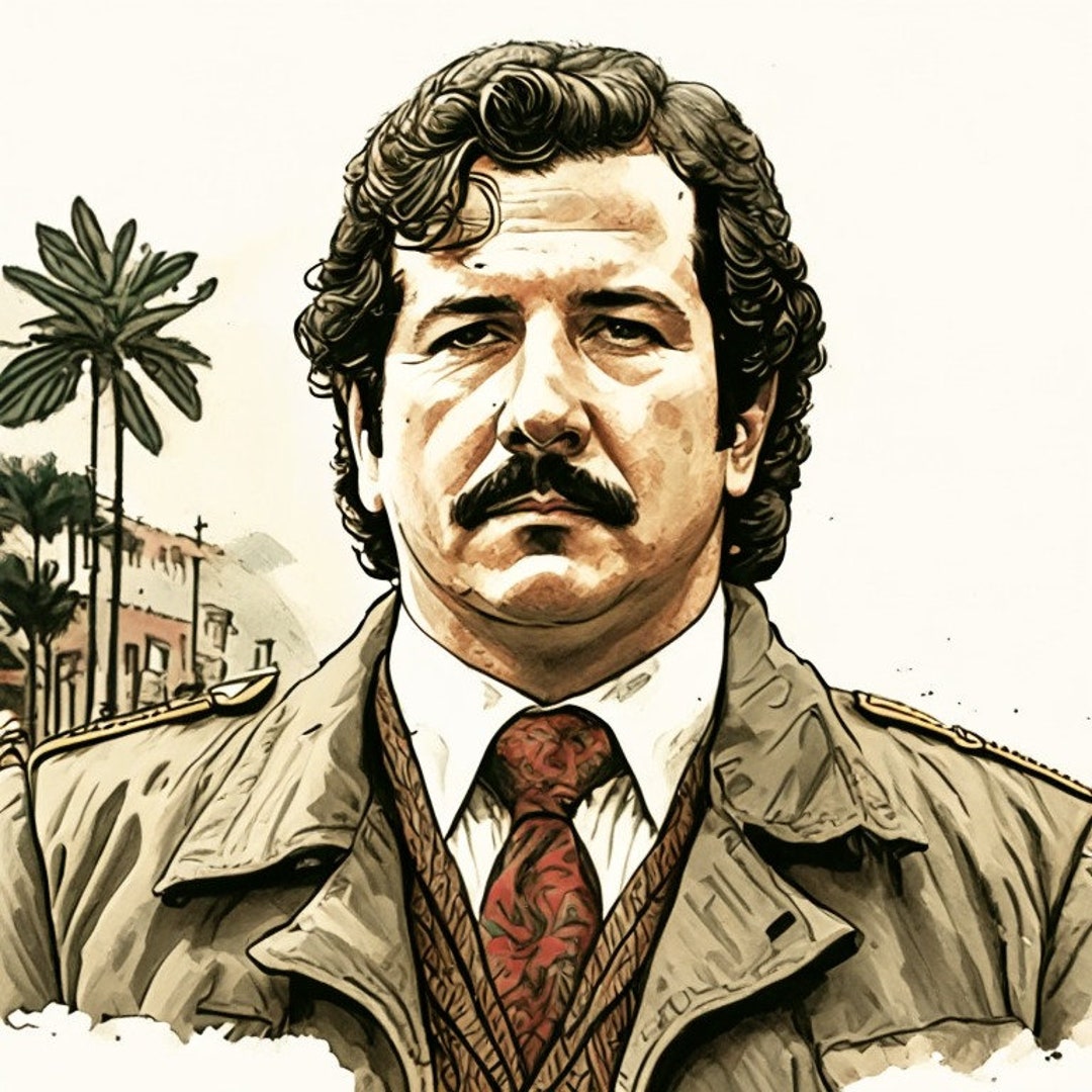 Limited Edition Pablo Escobar Portrait Designs 5 Victor - Etsy