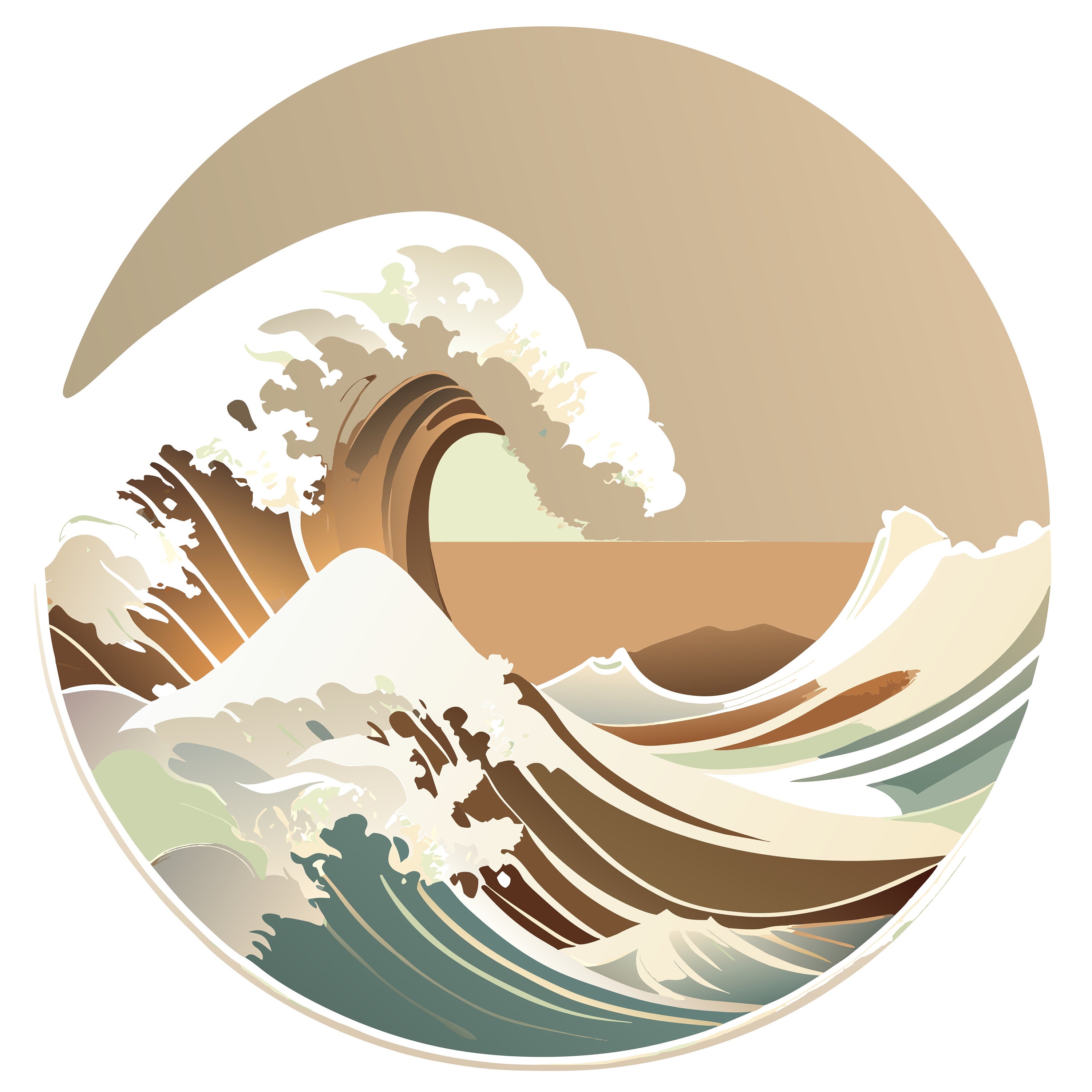 2 Wave SVG Wave Svg Cut Files for Cricut Wave Clipart Waves - Etsy