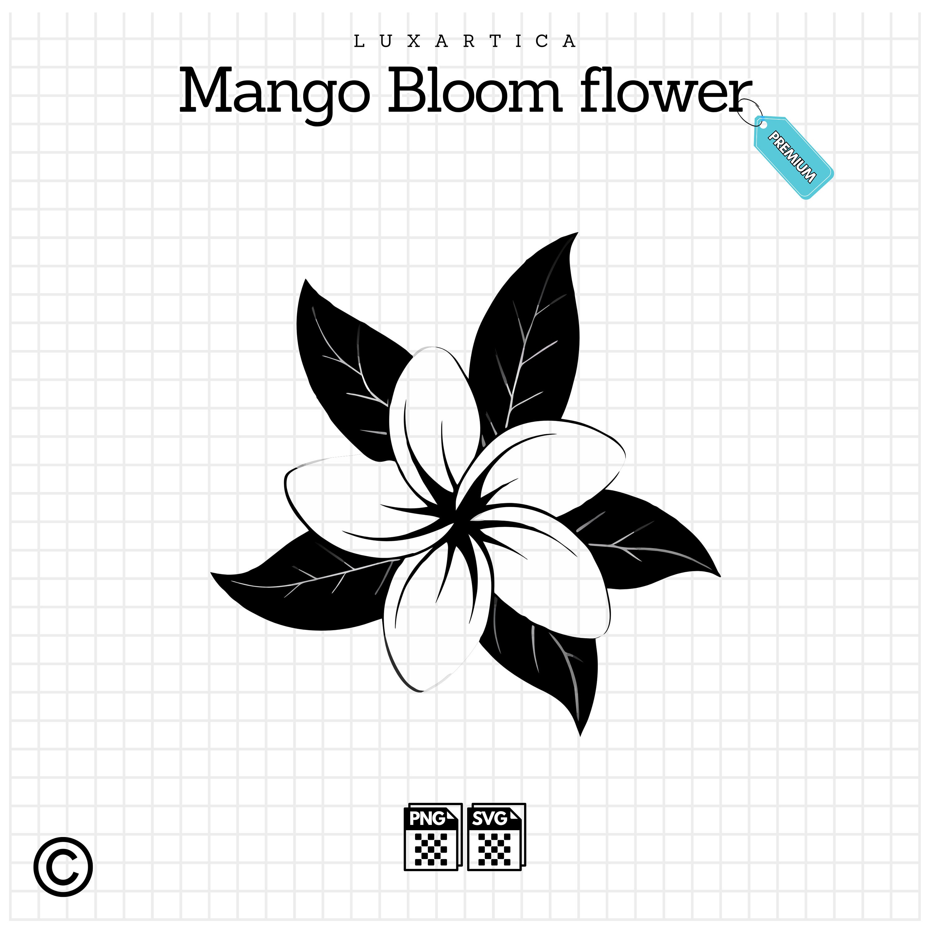 20 Mango Bloom Bundle , Floral Svg Files , Flower Cut File , Floral Svg ...