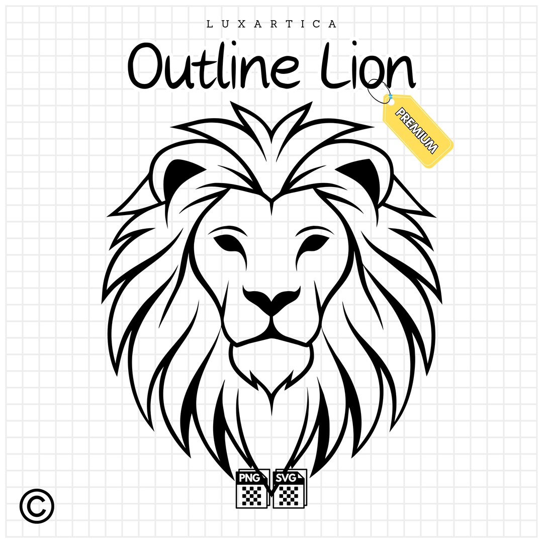 Lion Illustration Bundle Animal Svg, Animals, Plotter File, Animals Svg ...
