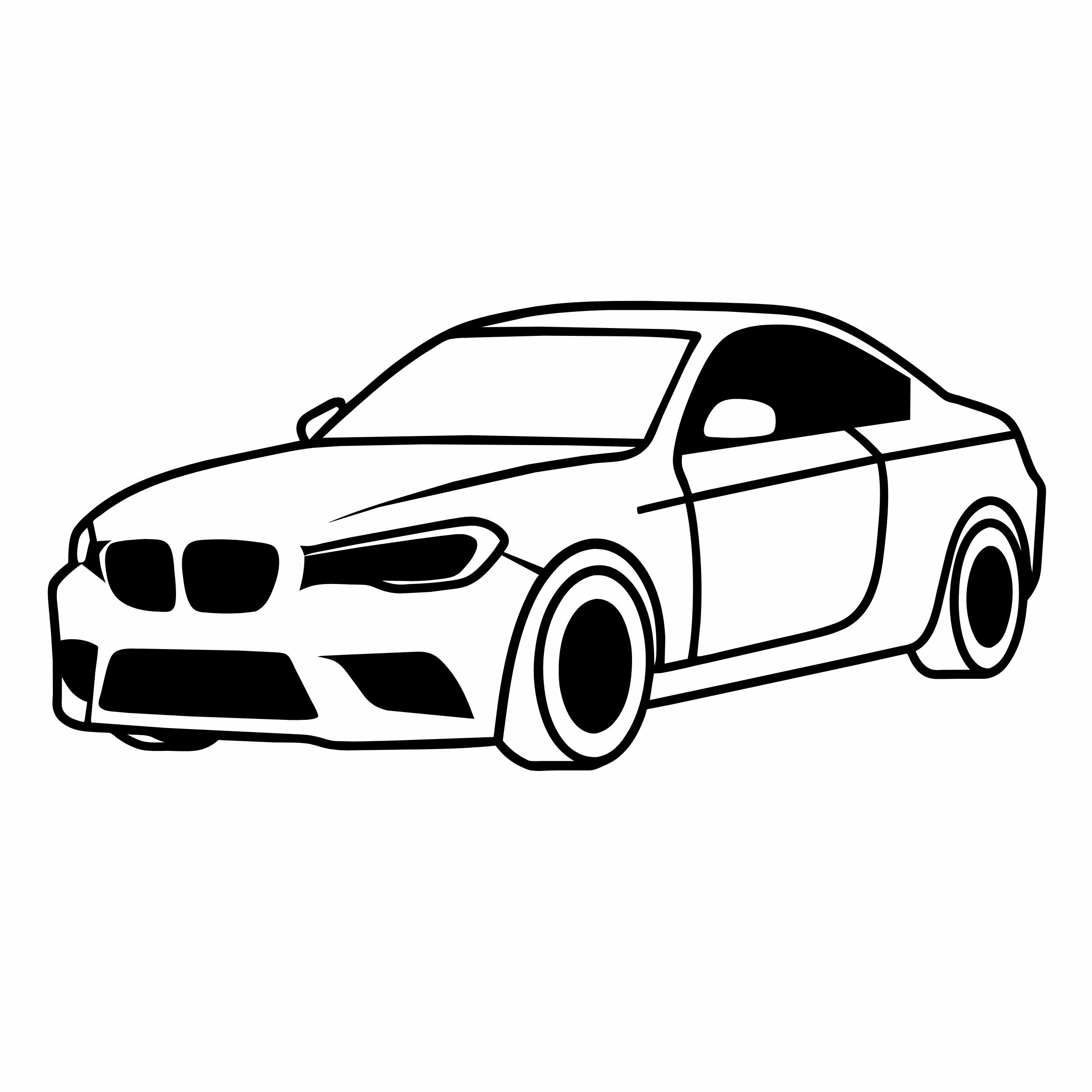 Car SVG Clipart, Vehicle Cut File, Automobile Graphics, Race Car Art ...