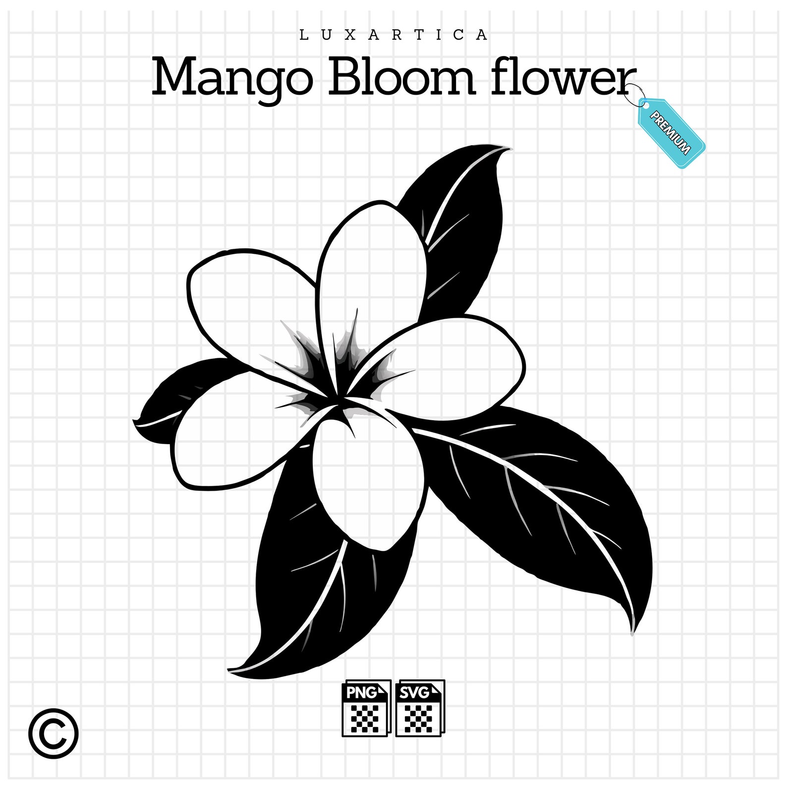 20 Mango Bloom Bundle , Floral Svg Files , Flower Cut File , Floral Svg ...