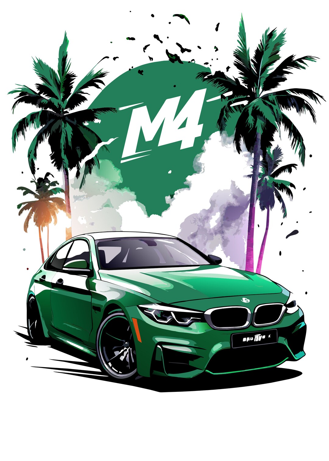 10 Watercolor Bundle PNG, Automobile Graphics, Race Car Art, Sports Car ...