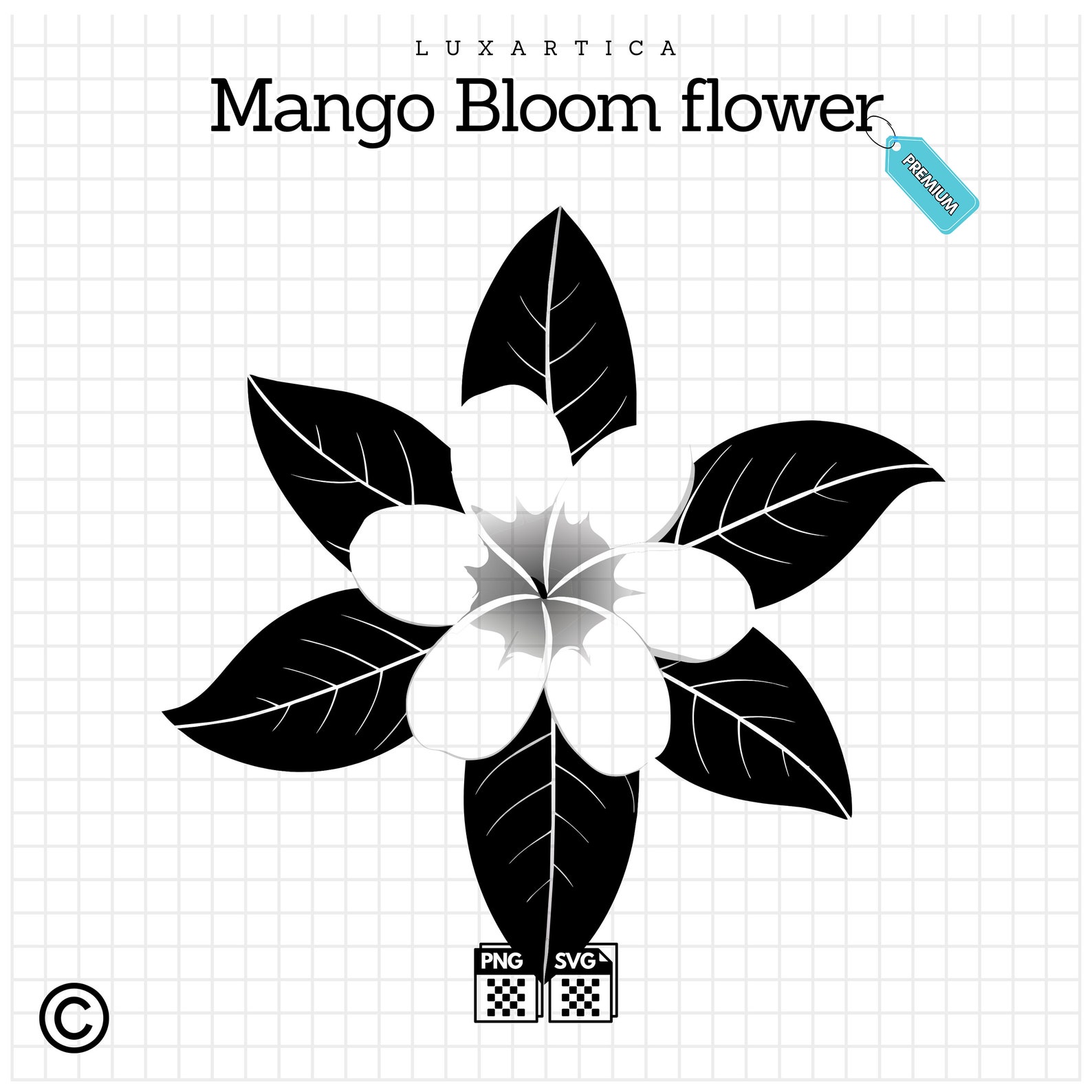 20 Mango Bloom Bundle , Floral Svg Files , Flower Cut File , Floral Svg ...